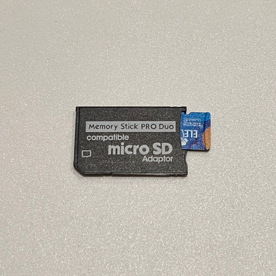 4/8/16/32 / 64gb Sony PSP Memory Stick Memory Card (Micro SD + Pro Duo ...