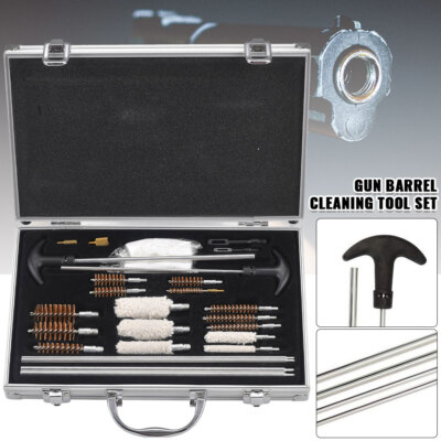 126Pcs Gun Cleaning Tool Kit Rifle Barrel Pro Universal Pistol Cleaner ...