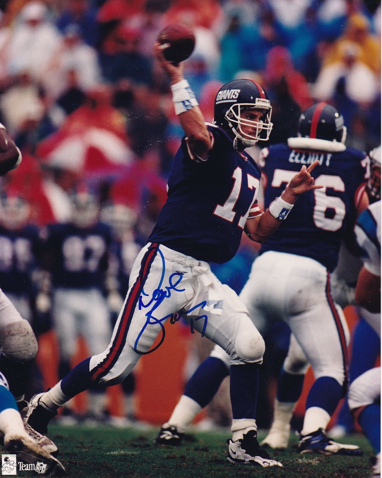 NEW YORK GIANTS DAVE BROWN SIGNED 8 X 10 PHOTO w COA | eBay