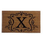 Evergreen,Coir Mat,Coir Insert, Monogram "X" | eBay