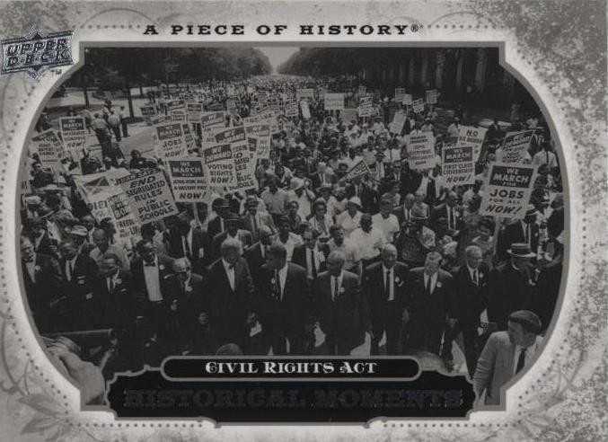 2008 Upper Deck A Piece of History - Historical Moments Civil Rights ...
