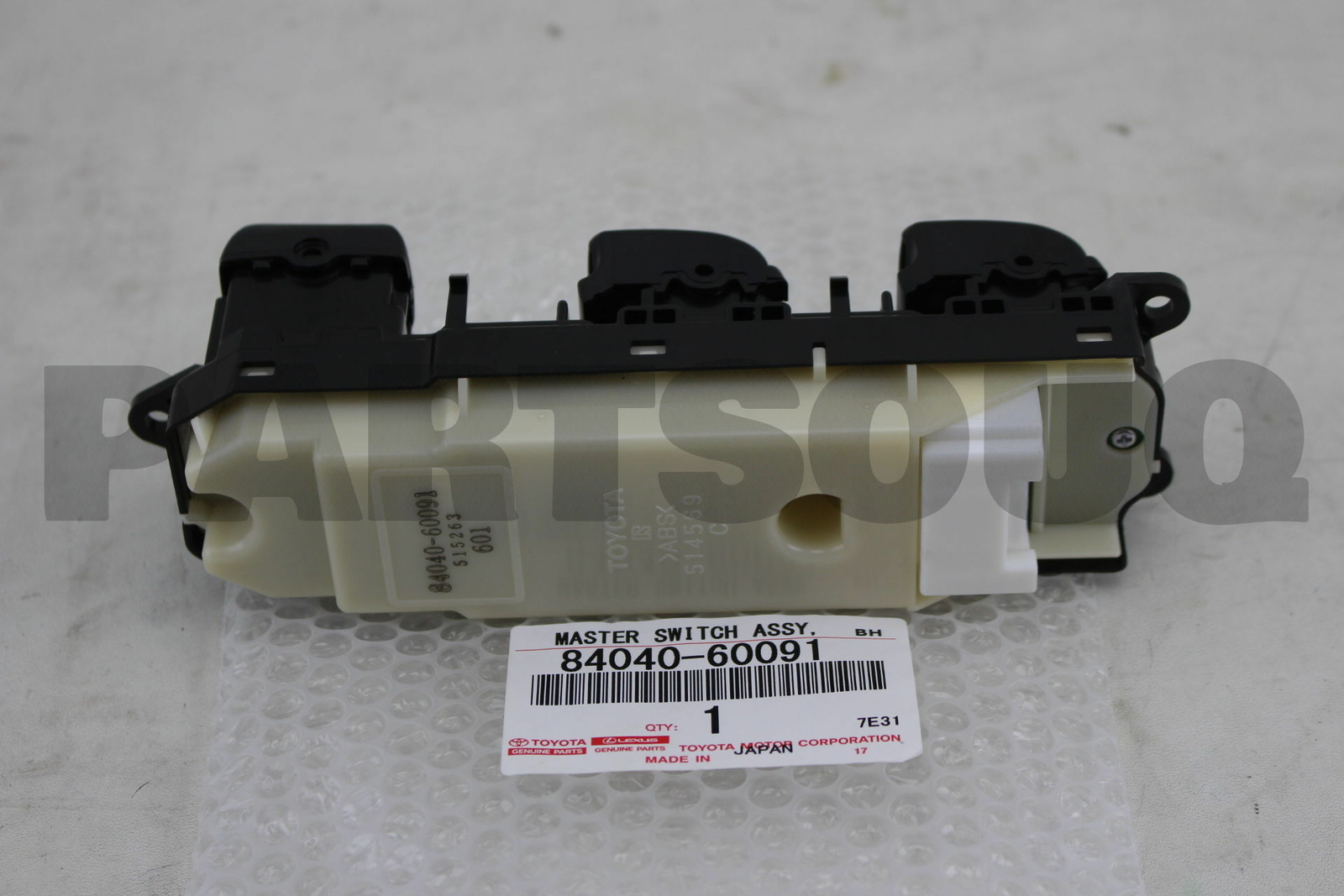 8404060091 Genuine Toyota MASTER SWITCH ASSY, POWER WINDOW REGULATOR ...