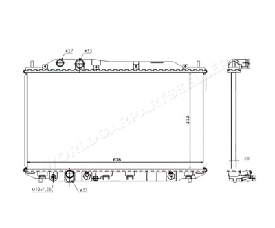 Radiator For HONDA CIVIC Sedan Euro type 06-11 19010-RRH-901 | eBay