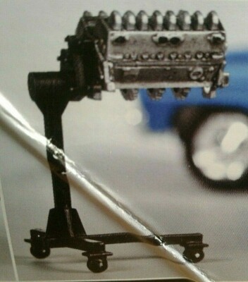 AMT '66 NOVA DISPLAY ENGINE STAND WITH ENGINE....PERFECT FOR DIORAMA | eBay