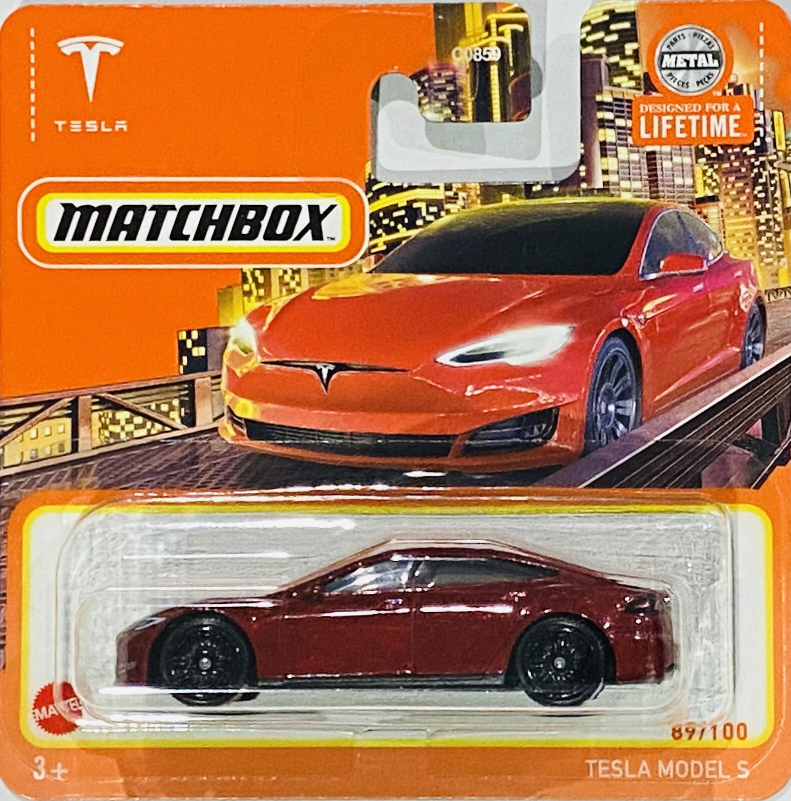 Matchbox Tesla Model S Red 2023 New (short Card) | eBay