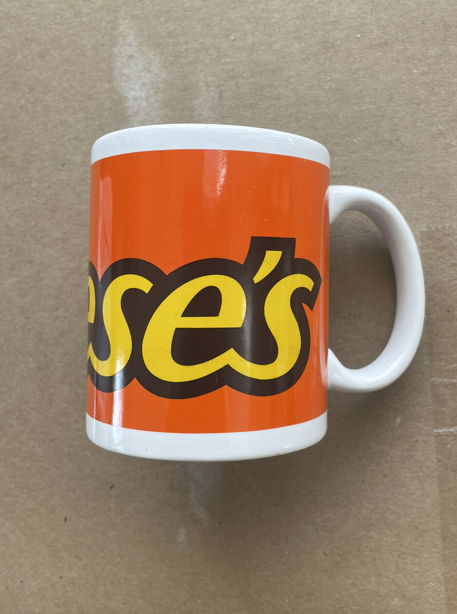 Galerie - Reese's Peanut Butter Cup Candy - 12oz - Coffee Mug Orange | eBay