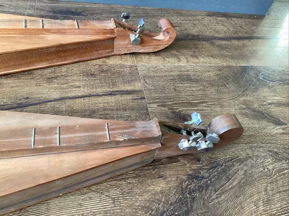 2 Vintage Mountain Appalachian Mountain Dulcimer Music Instruments ...