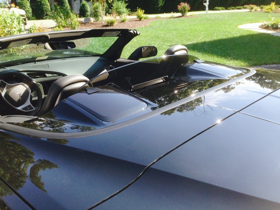 Tinted Wind Restrictor® brand wind deflector blocker for Stingray ...