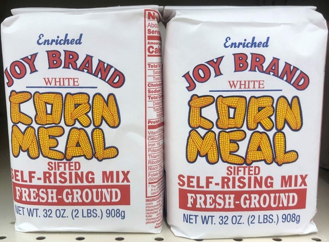 (2) Joy BRAND Corn Meal Self Rising White Southern 2 Pounds North ...