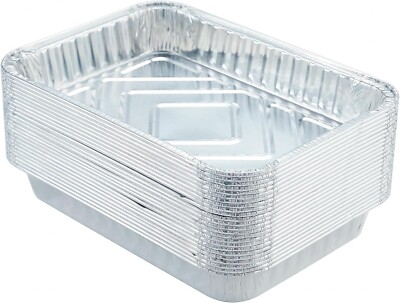 10 or 20 Pack Small Drip Pans Aluminum X Pan Grill Of Genesis Spirit Q ...