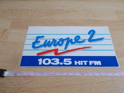 Autocollant Radio EUROPE 2 - HIT FM 103.5 | eBay