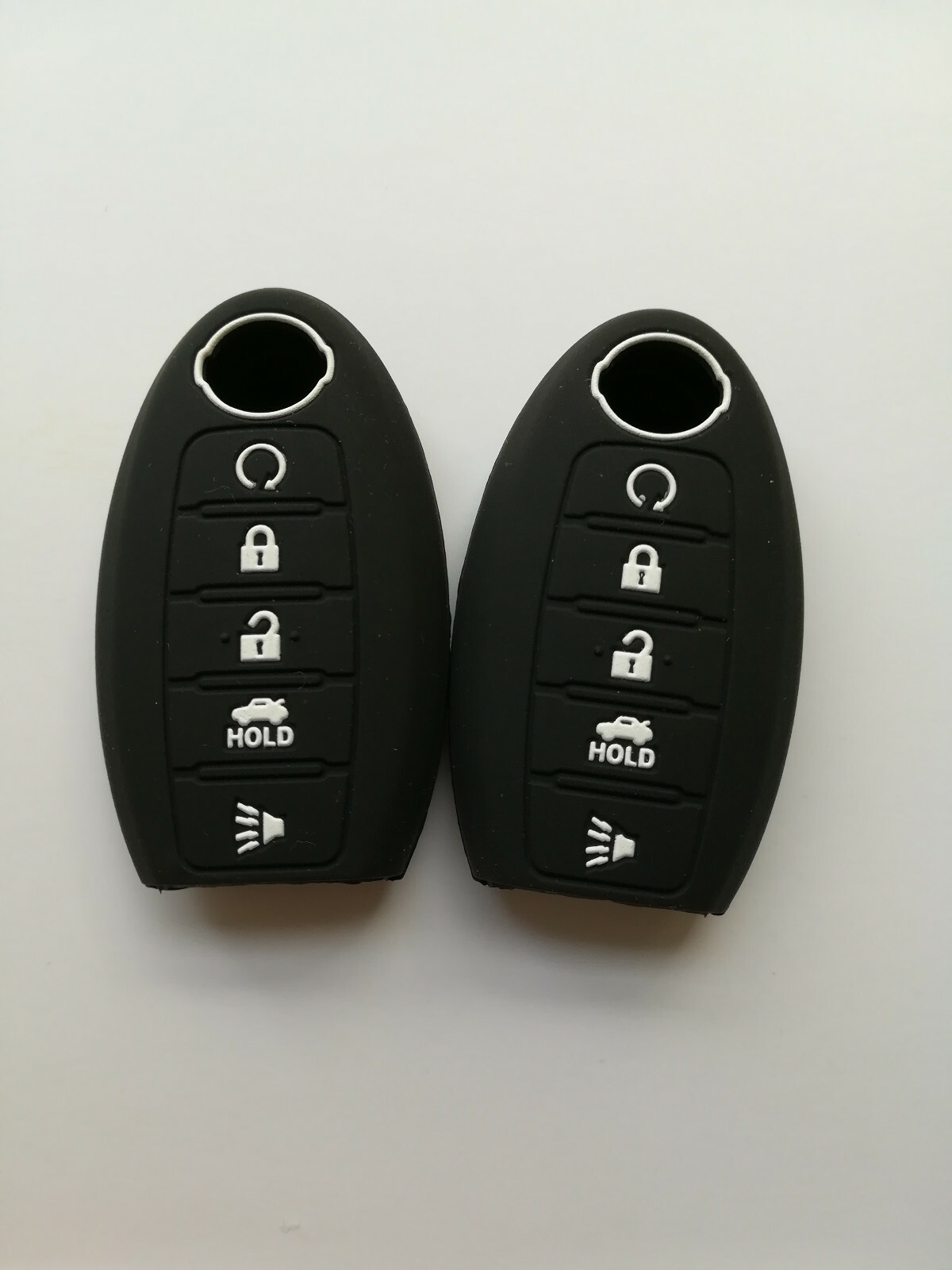 2pcs Black Key Cover for 2016 2017 2018 Nissan Altima KR5S180144014 ...