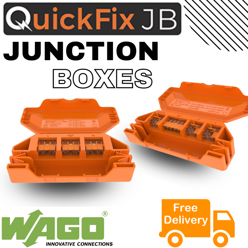 Quickfix Junction Box for Wago Connectors – QUICKFIX-JB 3 & QUICKFIX-JB 4 | eBay UK