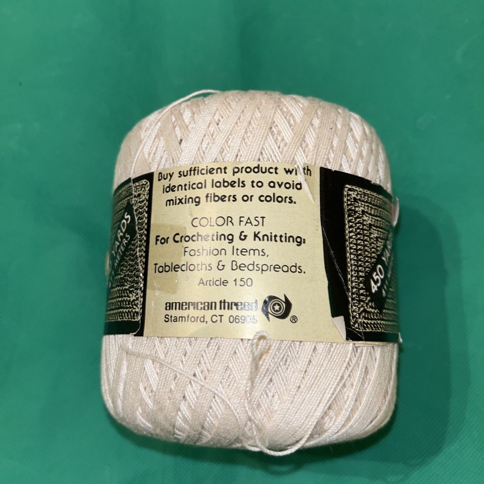 GIANT Mercerized Crochet Cotton Fast Color 450 Yards 01 | eBay