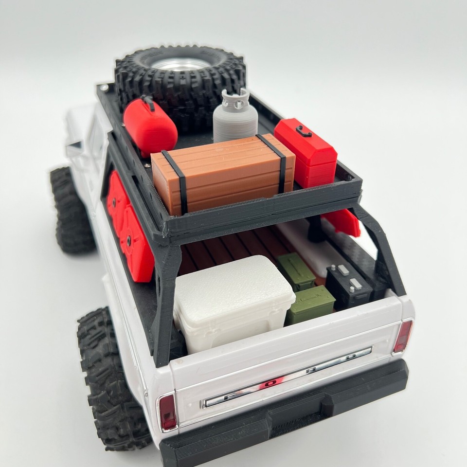 1/18 Scale Accessories Kit For Trx4m Rc Crawler Defender Bronco High ...