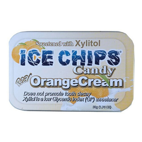 Ice Chips Candy Orange Cream 1.76 oz By Ice Chips Candy | eBay