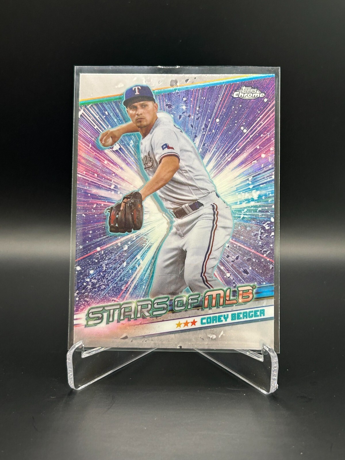 Corey Seager 2024 Topps Series 1 Chrome Stars Of The MLB Rangers #CSMLB ...