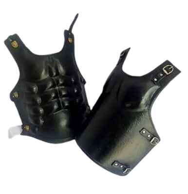 Medieval muscle Leather Body Armor Chest plate small for child | eBay