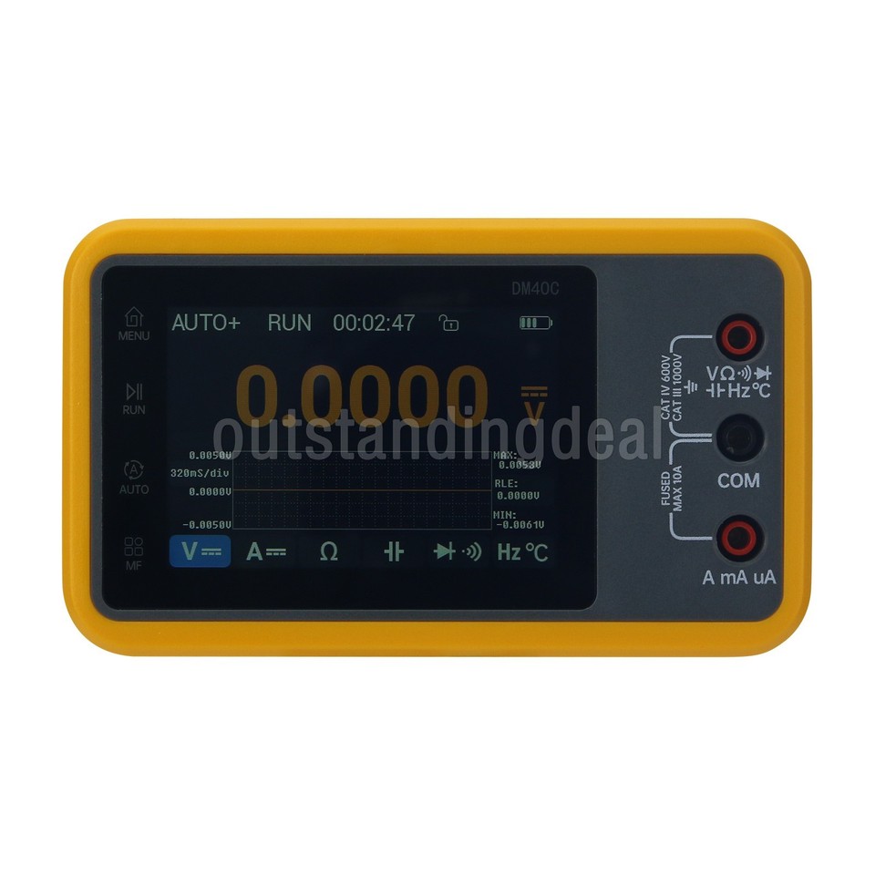DM40C Premium Version 10Hz-60MHz Portable Digital Multimeter with MP02 ...