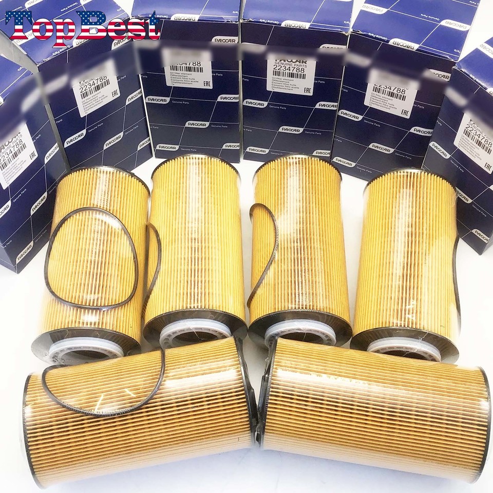 New 6 × Oil Filter 2234788 for BRAND PACCAR Oil Filter 2234788PE | eBay