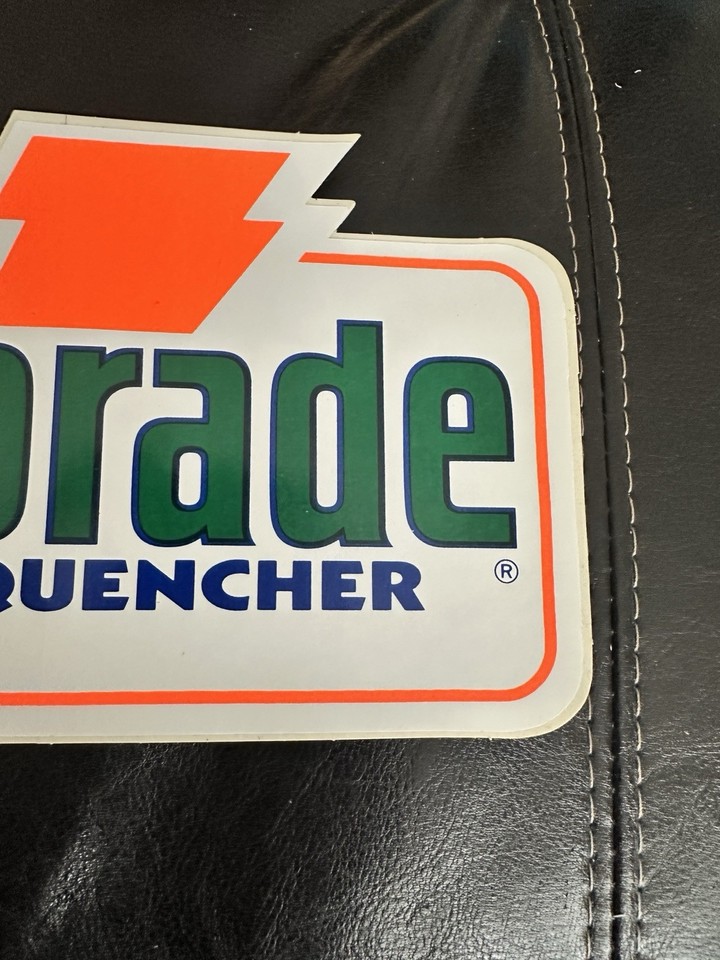 GATORADE Thirst Quencher - Original Vintage 1990's Racing Decal/Sticker ...