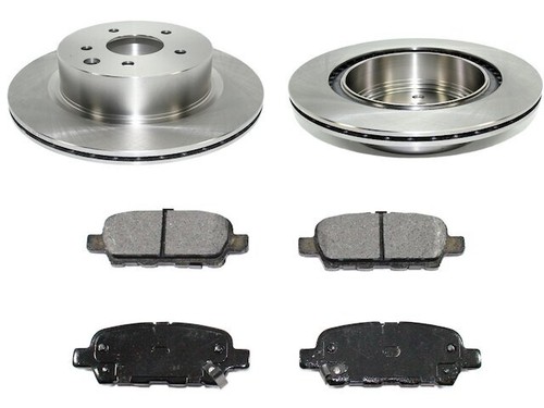 Rear Brake Pad and Rotor Kit For 2009-2013 Infiniti G37 2010 2011 2012 ...