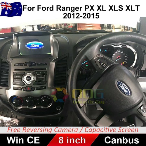 8"Car Dvd GPS Head Unit stereo usb For Ford Ranger PX XL XLS XLT 2012 ...