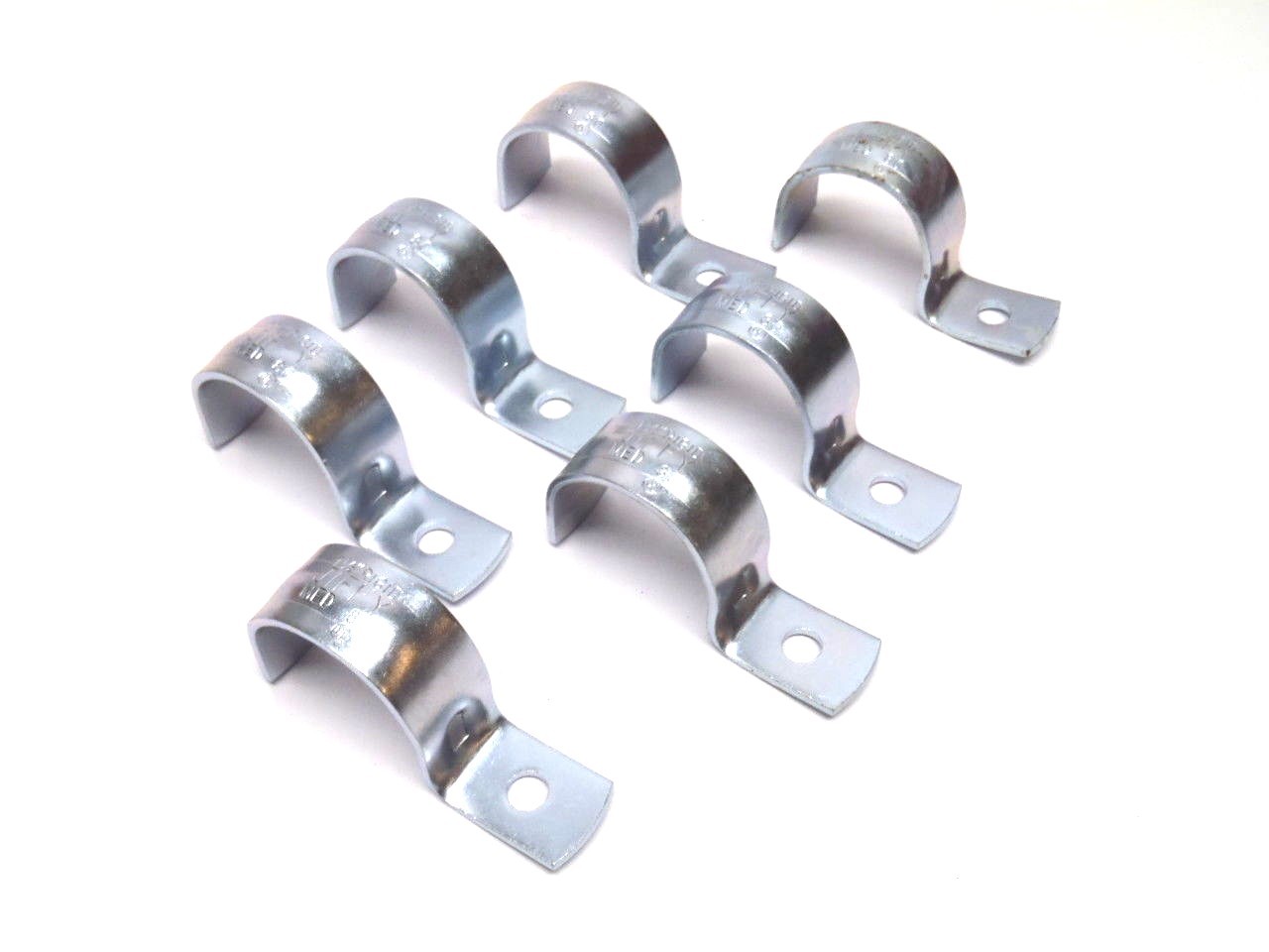 Minerallac Jiffy MED80 One Hole 1-1/2" Rigid Conduit Clip Fastener LOT ...