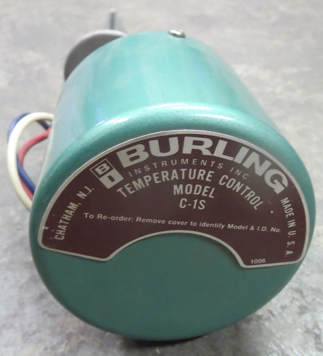 BURLING B-1C 100-600F 480V-AC TEMPERATURE CONTROLLER, 43% OFF