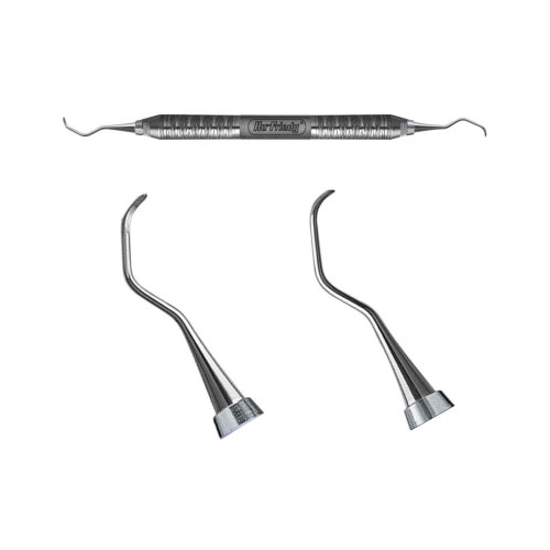 Hu-Friedy SC4R/4L6 Double End Columbia Curette #4R/4L #6 Satin Steel ...