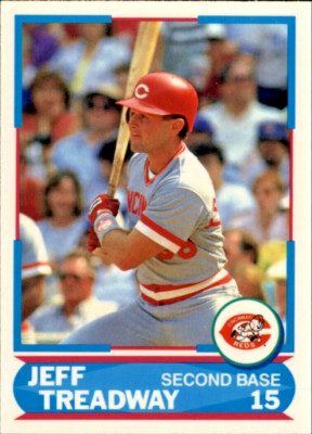 1988 Score Young Superstar #26 Jeff Treadway 2nd B Cincinnati Reds FREE ...