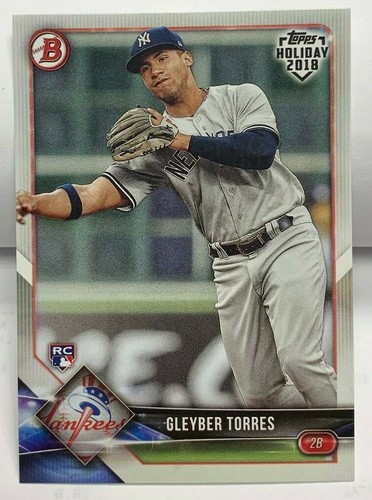 Gleyber Torres 2018 Topps Bowman Holiday RC Rookie Card #TH-GT - NY ...