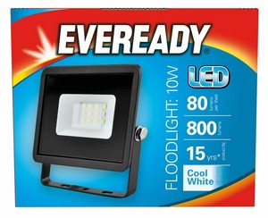 Eveready LED Security Light IP65 Outdoor Floodlight 4000K Wall Light ...