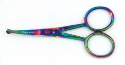 Titanium Facial Hair Scissors For Men Beard Mustache Nose Hair Trimming ...