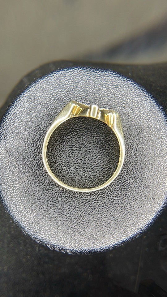 Vintage 10k Gold Masonic Lodge 3rd Degree Diamond Emerald Compass ...