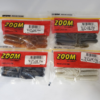 Big Zoom Tube Better Than Salt 8 Count Pack You Choose Color Bass Love ...