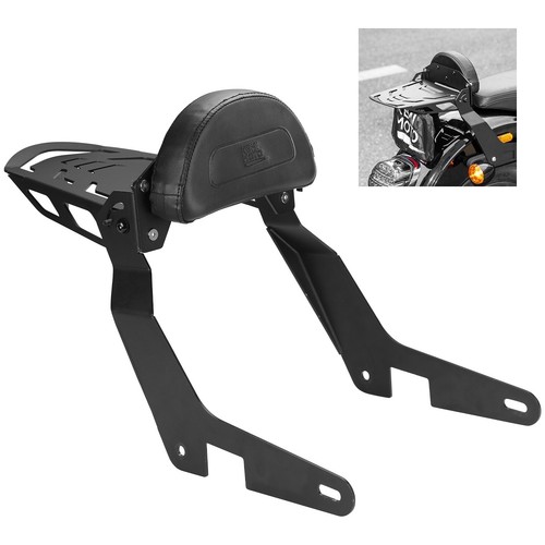 Motorcycle Passenger Backrest Sissy Bar with Luggage Rack for FXDLS Low ...