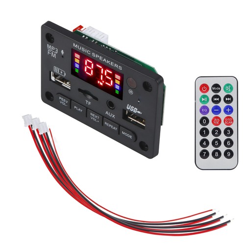 Bluetooth 5.0 12V MP3 Decoding Board Module Wireless MP3 Player TF Card ...