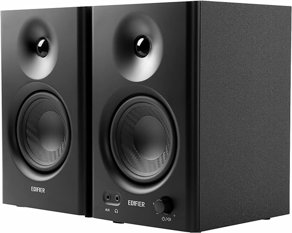 Edifier MR4 Powered Studio Monitor Speakers with 7" Desktop Speaker ...
