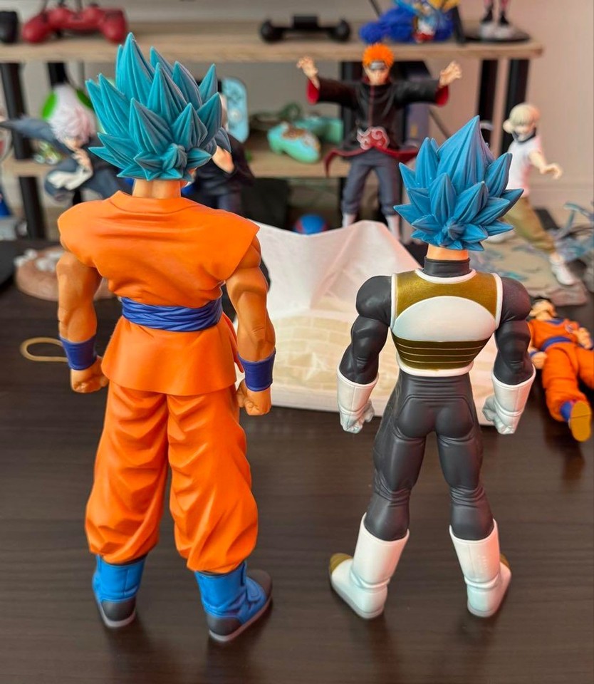 Dragon Ball Super MSP Goku Vegeta Super Saiyan Blue Figure Set | eBay