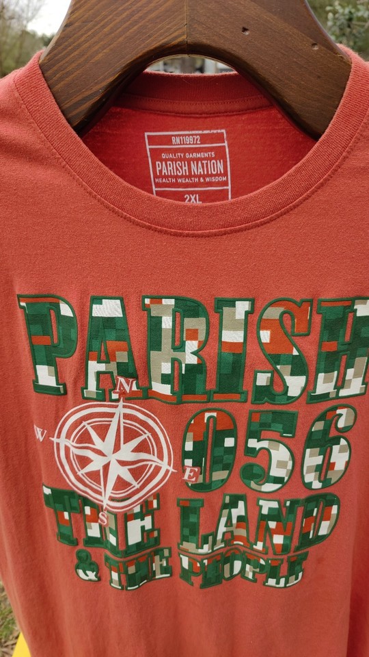 PARISH NATION 056 The Land & The People Short Sleeve (Men's T-Shirt 2X ...
