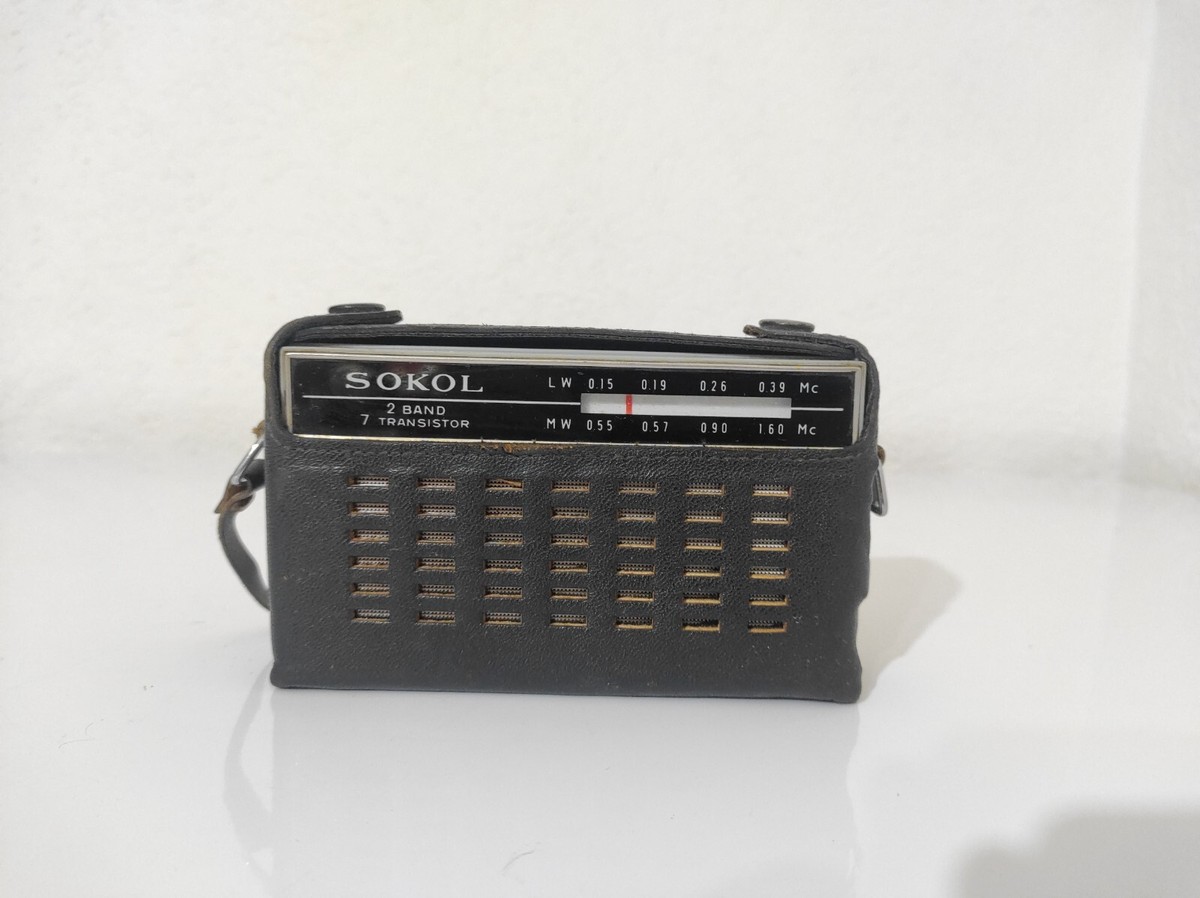Old Transistor Radio Pc Sokol 2 Band 7 Transistor, Old Radiophone,