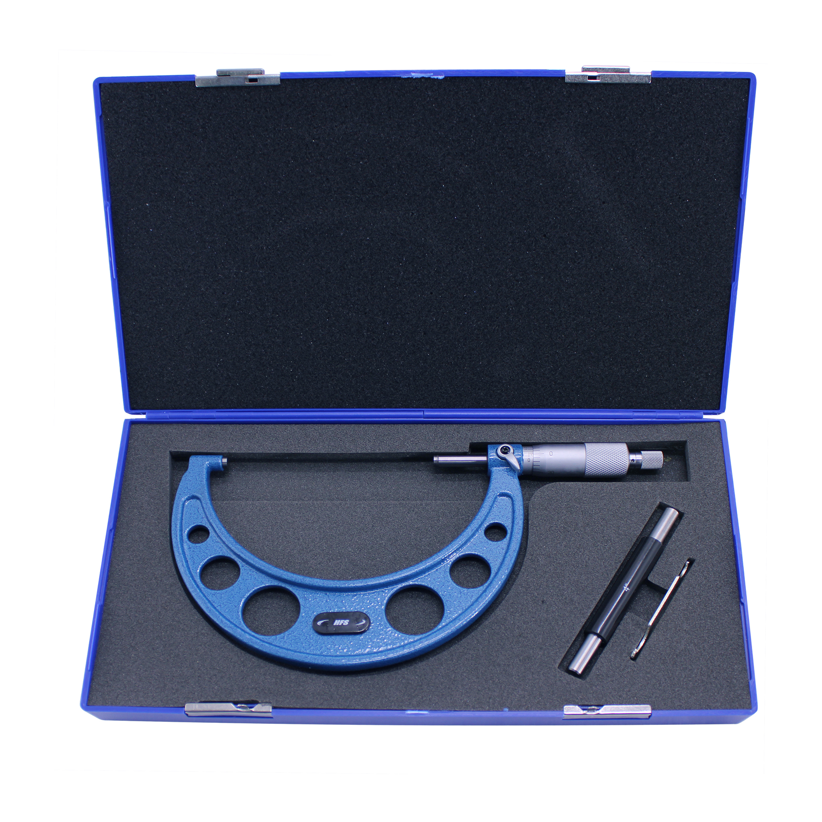 HFS(R) 4-5"x0.0001" Solid Metal Frame Outside Micrometer(Plastic Case ...