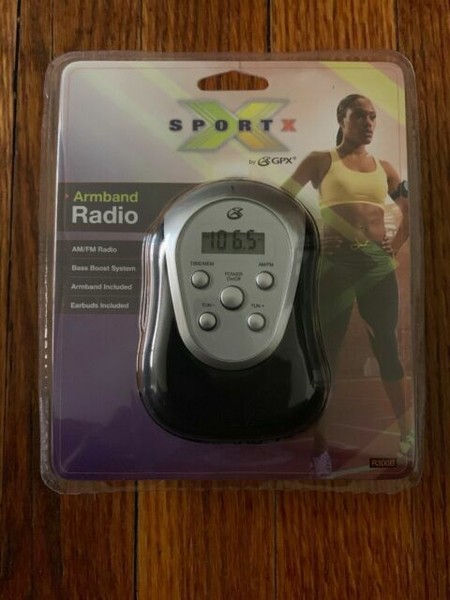 GPX R300B Portable AM/FM Armband Radio for sale online | eBay