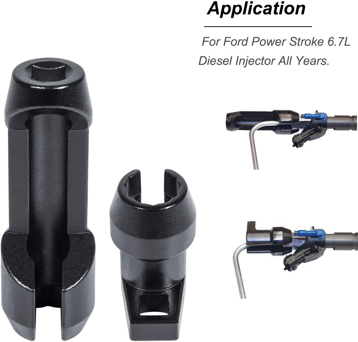 5Pcs 3418 Fuel Injector Removal Tool Nut Line Socket Set For 2011-2018 ...