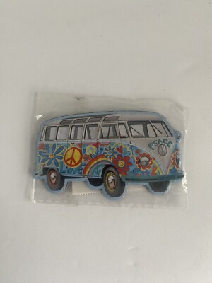 Volkswagen Hippie Bus Magnetic Sign | eBay