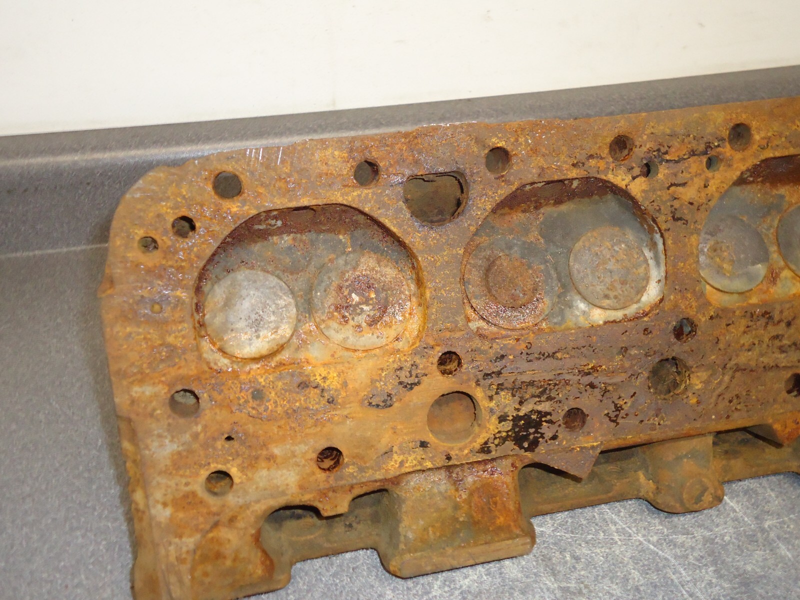OEM GM Cylinder Head 3703523 Date A45 1955 Chevrolet Chevy 265 V-8 | eBay