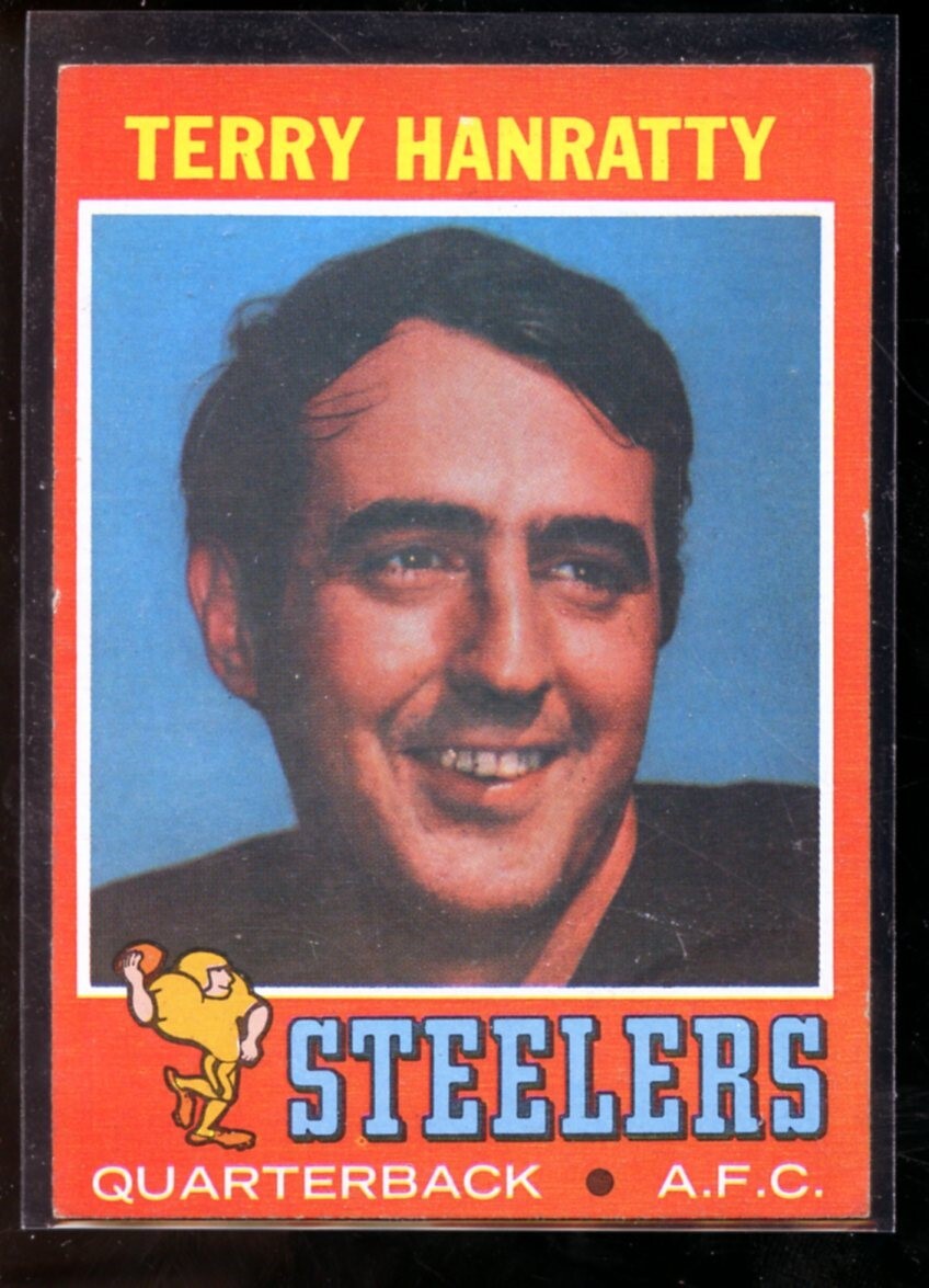 1971 TOPPS #30 TERRY HANRATTY STEELERS EX+ ROOKIE A02615 | eBay