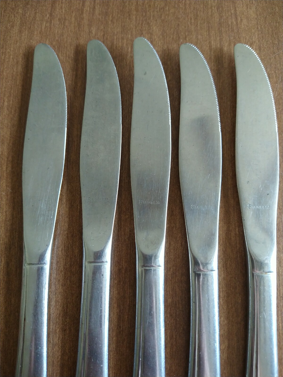Lot of 5 Silco Stainless PREVUE Dinner Knives USA MCM Vintage ...