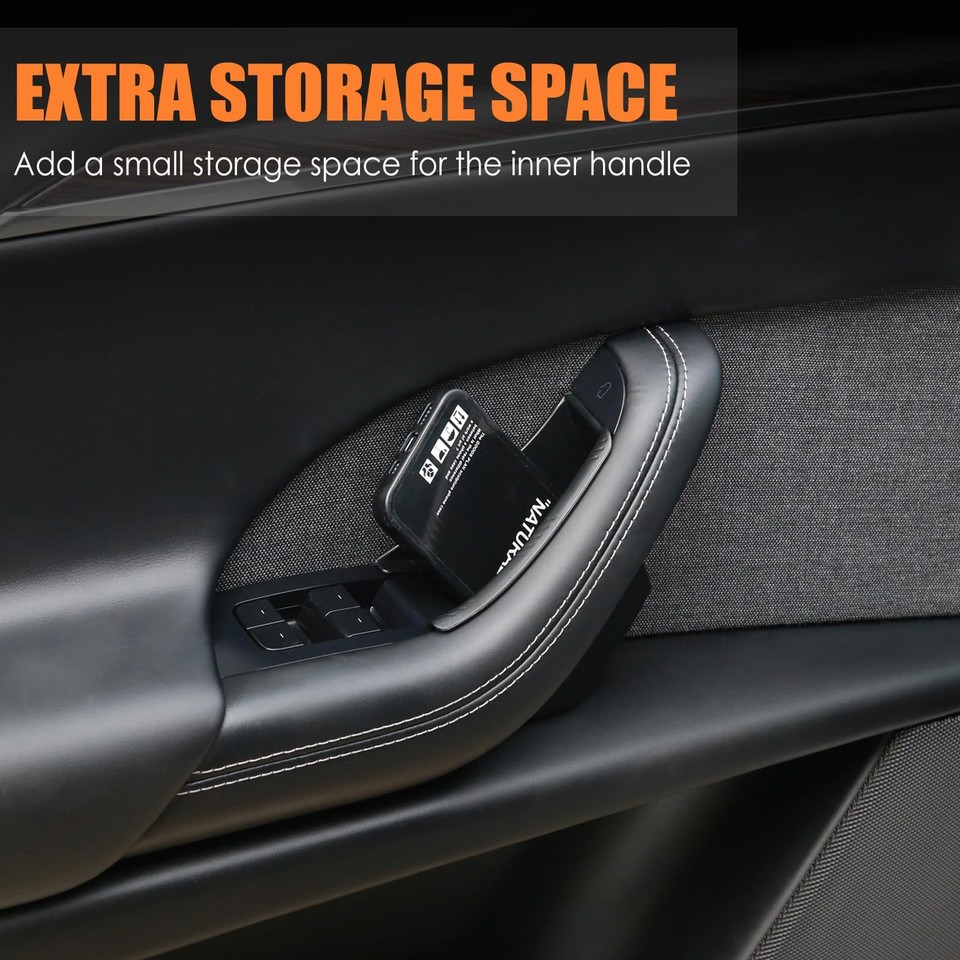 Front Door Handle Storage Trays for Tesla Model X 2025 2024 2023 2022 ...